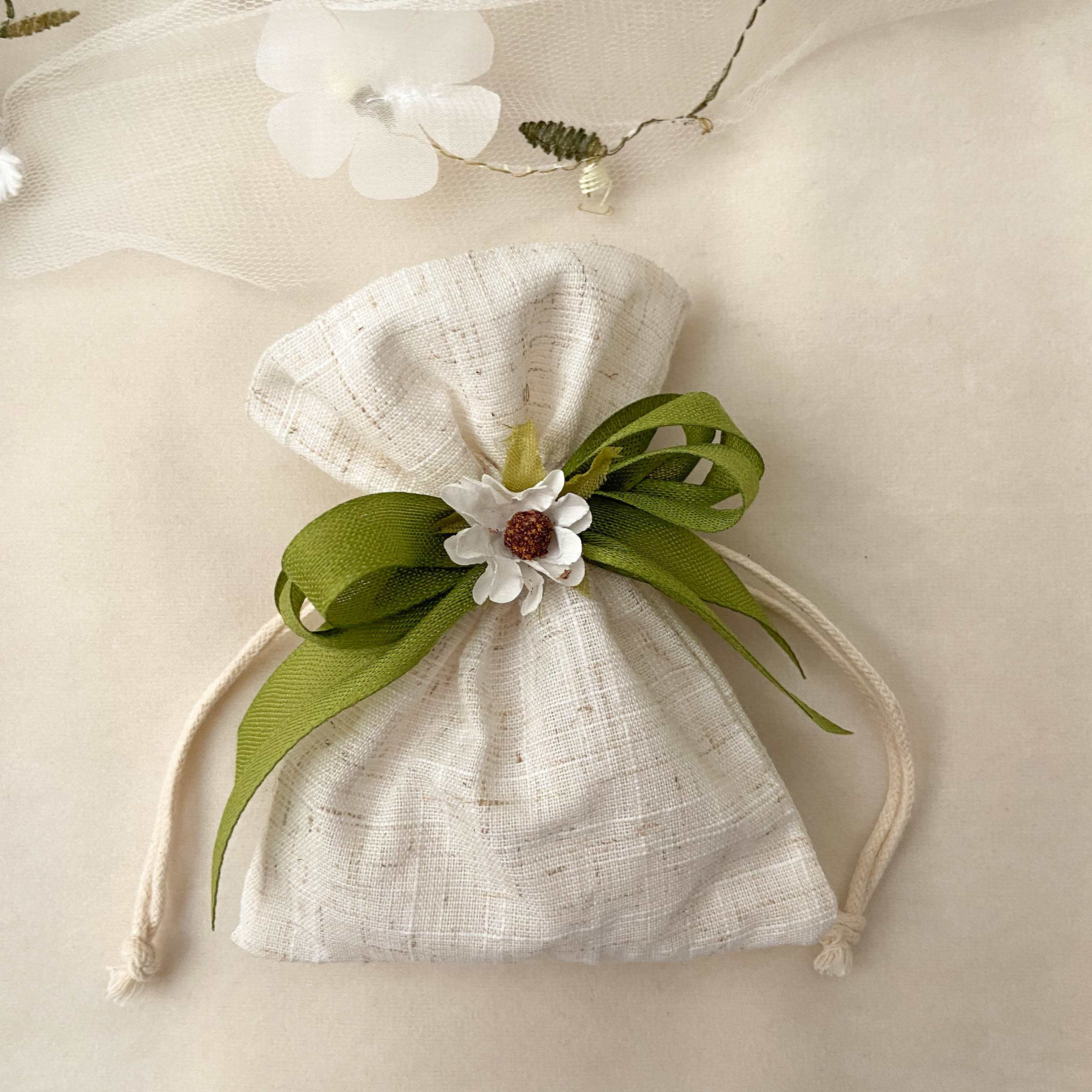 Giustacchini Bustina in Cotone Natural 8 x 10 cm